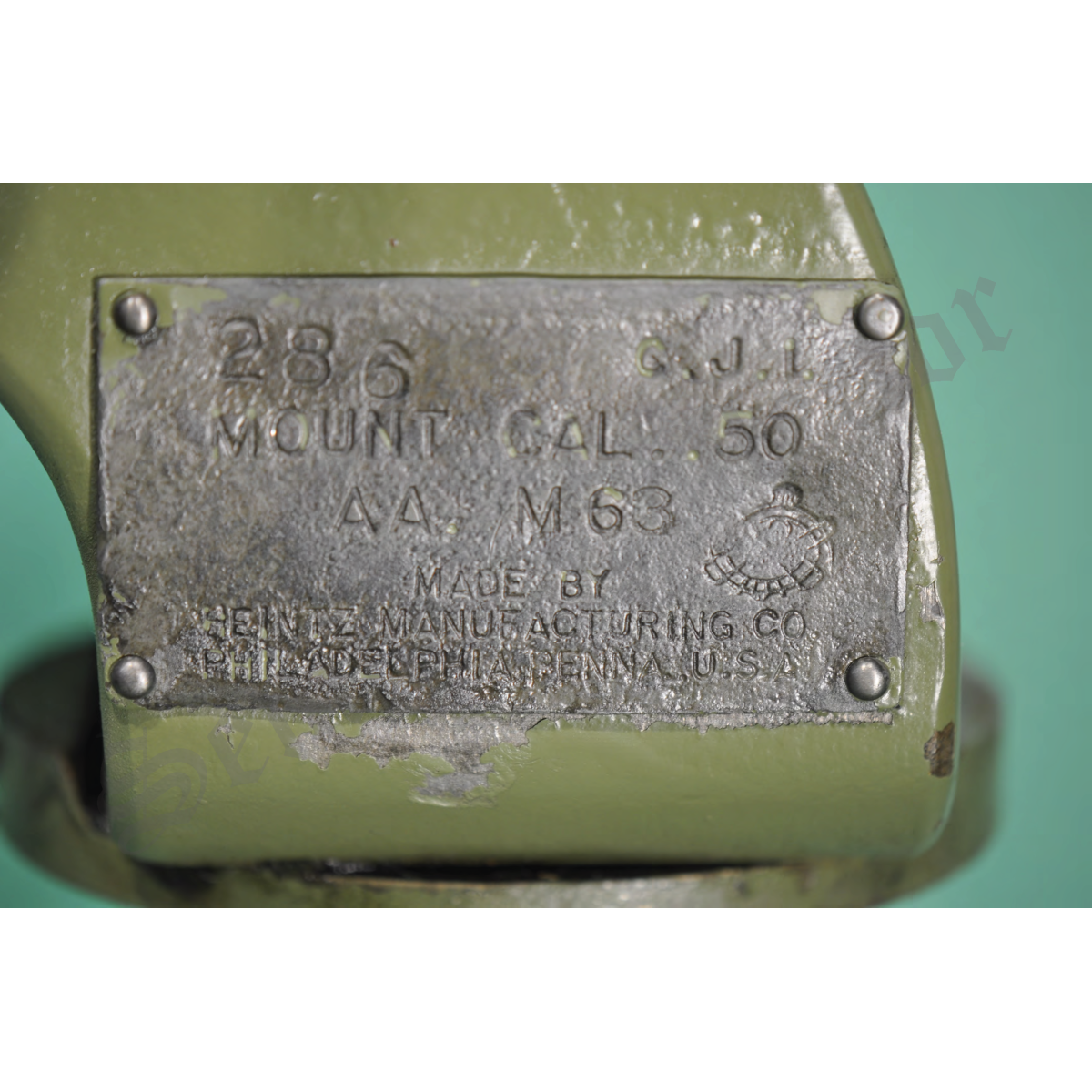 M-63 anti-aircraft mount for M2 Browning