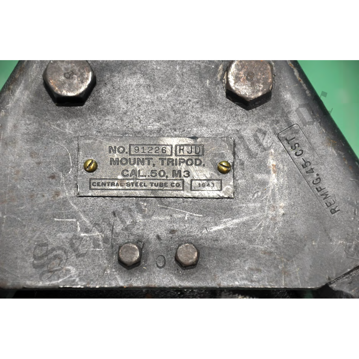 Original U.S. M3 Mount for M2 Browning .50 Caliber Machine Gun