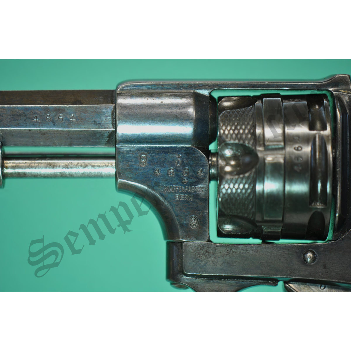 Swiss regulation revolver Waffenfabrik Bern (W+F) 1878 s/n 46xx
