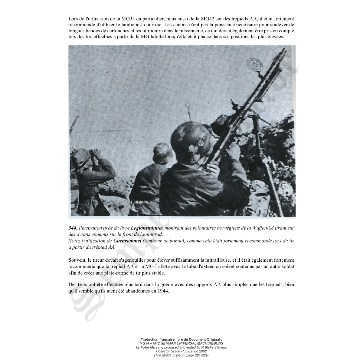MG34 MG42 Anti-Aircraft Tripod 1939 (Dreibein 34 AA Original WH WW2)
