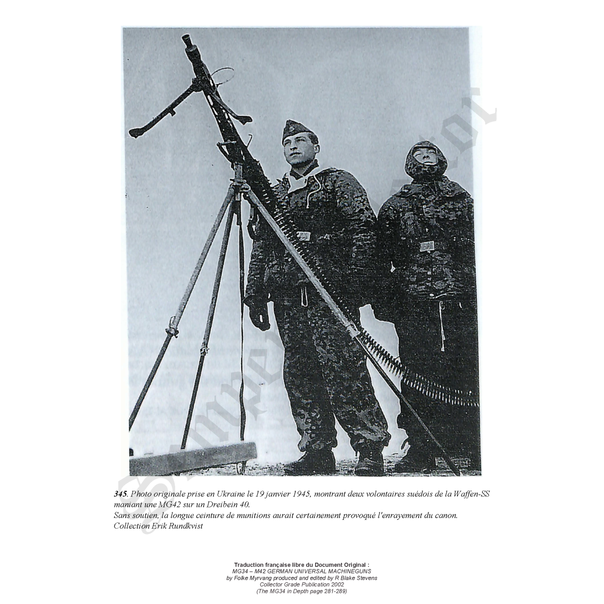 MG34 MG42 Anti-Aircraft Tripod 1939 (Dreibein 34 AA Original WH WW2)
