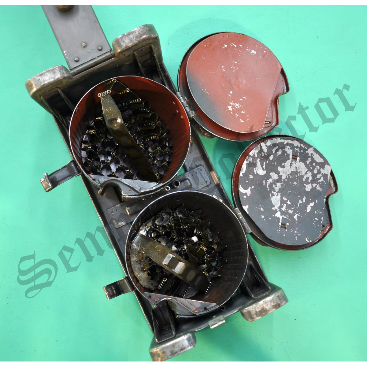 Belt drum carrier kit 34 (a) WaA18 with 2 belt drums 34 (ddf) Original WW2