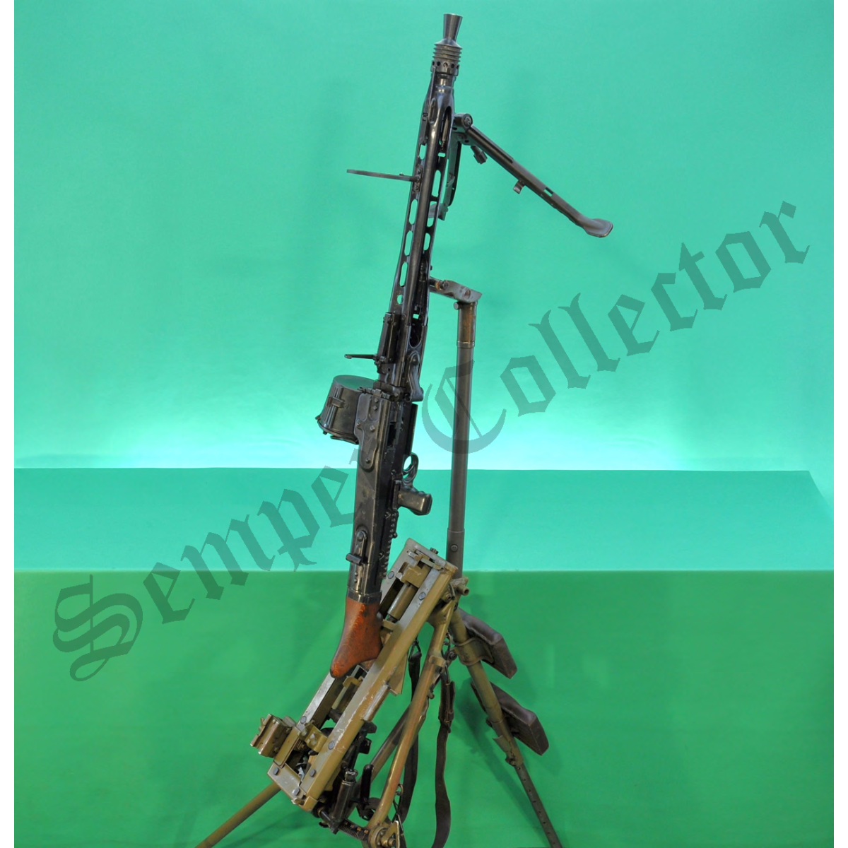 Lafette M34 (1941) Modified MG42 with Rare AA Extension All Original WH WW2