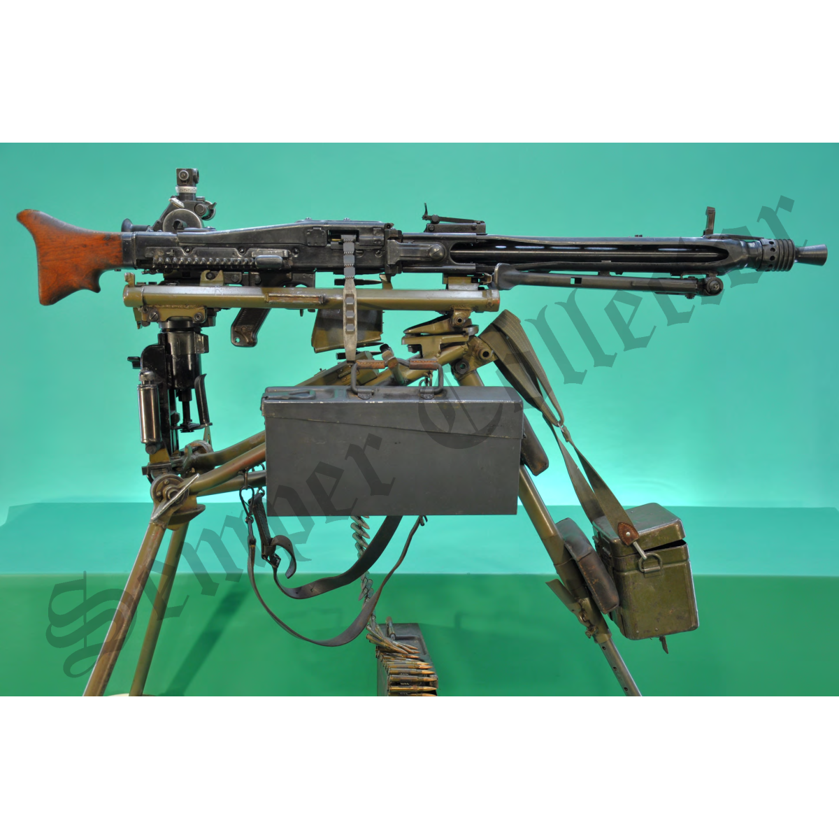 Lafette M34 (1941) Modified MG42 with Rare AA Extension All Original WH WW2