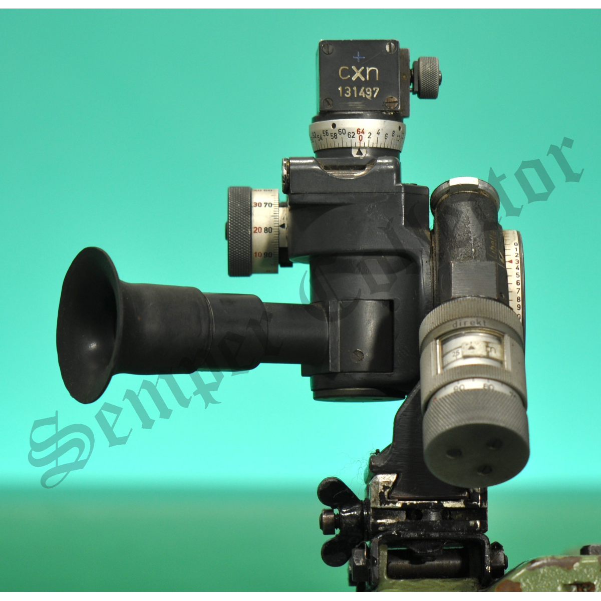 Optik MGz40 für Lafette MG34/42 Original WH WW2