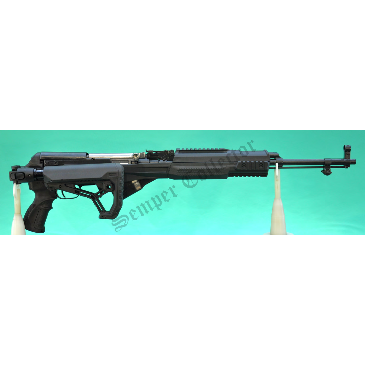Simonov SKS semi-automatic rifle on Fab Defense tactical chassis (Mint ...