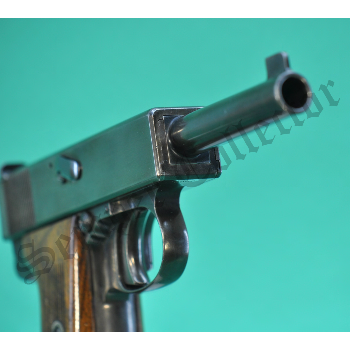 Rare Pistolet Webley & Scott Self-Loading (1914) cal. .455 Mark I