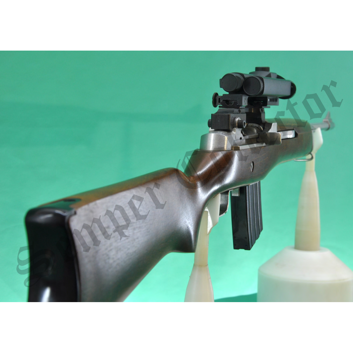 Ruger Mini-14 INOX Semi-Auto Rifle (1985) & Aimpoint Mark III Cal. .223 Rem