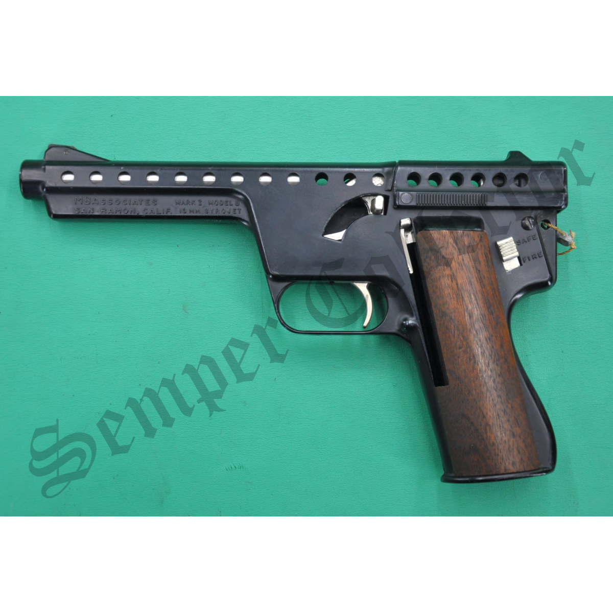 Rare MBAssociates Gyrojet 13mm Mark 1B s/n B53xx, Automatic Rocket Pistol