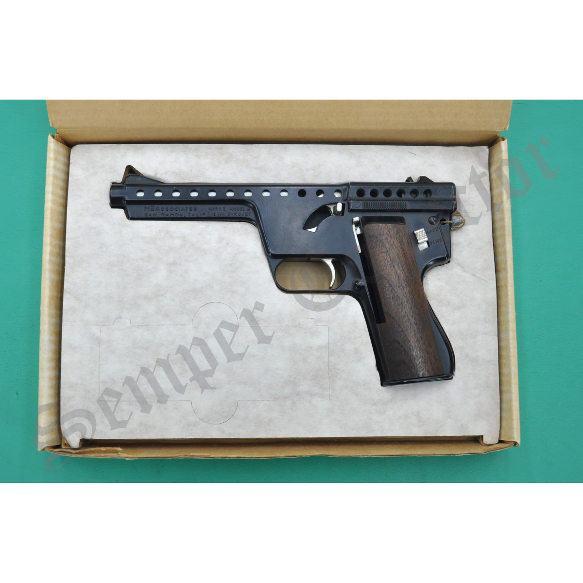 Rare MBAssociates Gyrojet 13mm Mark 1B s/n B53xx, Automatic Rocket Pistol