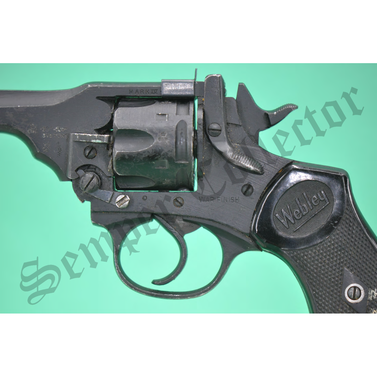 Revolver Webley & Scott Mark IV Cal. .38 “War Finish” WW2 s/n 141xxx