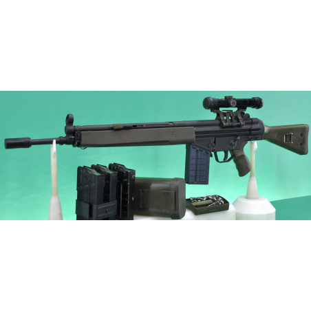 Enfield H&K G3 A3 rifle & Hensoldt scope (4x24) Cal .308 s/n 6920xxx EN ...