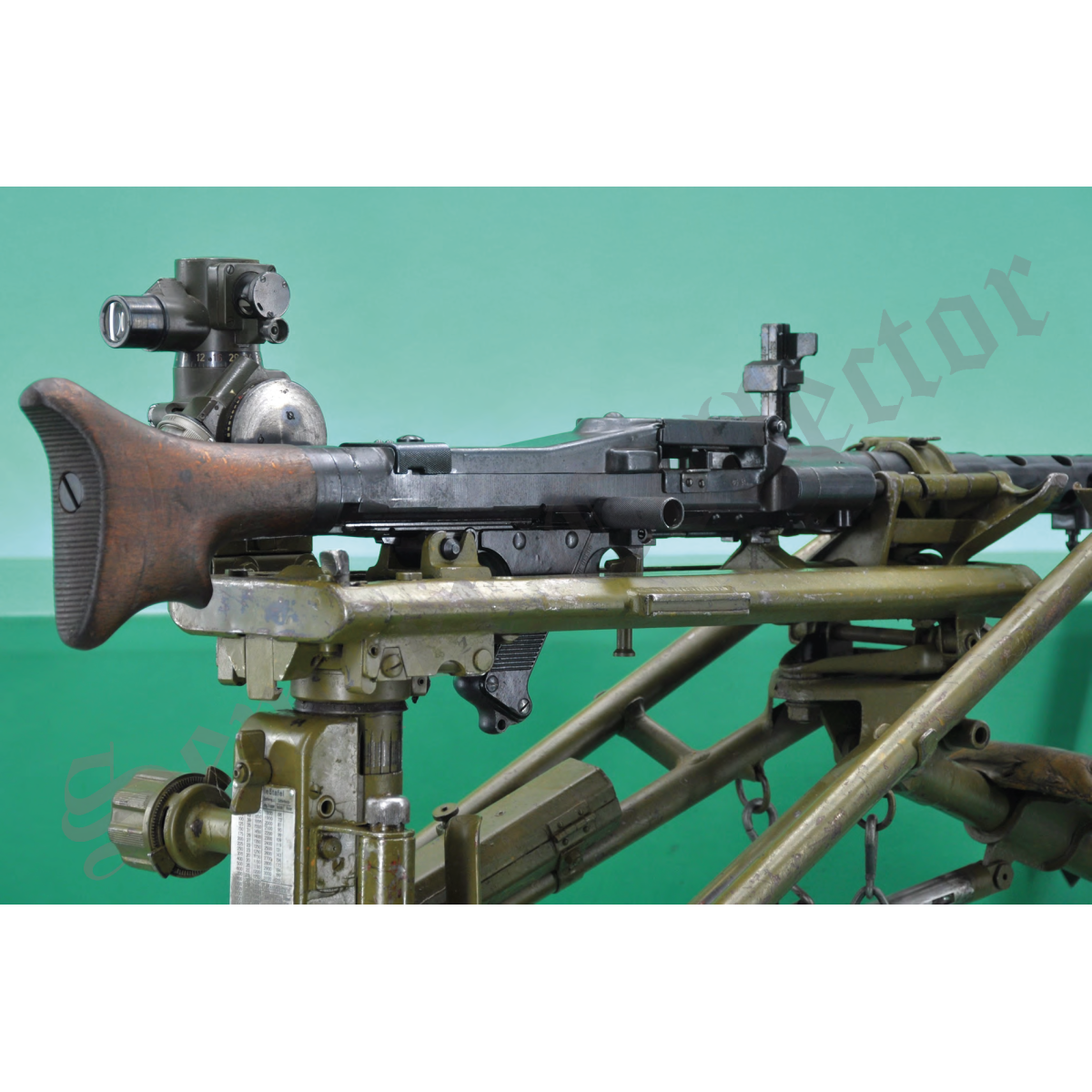 MG34 machine gun & Lafette tripod & MGZ34 optical sight (WH WW2 set)