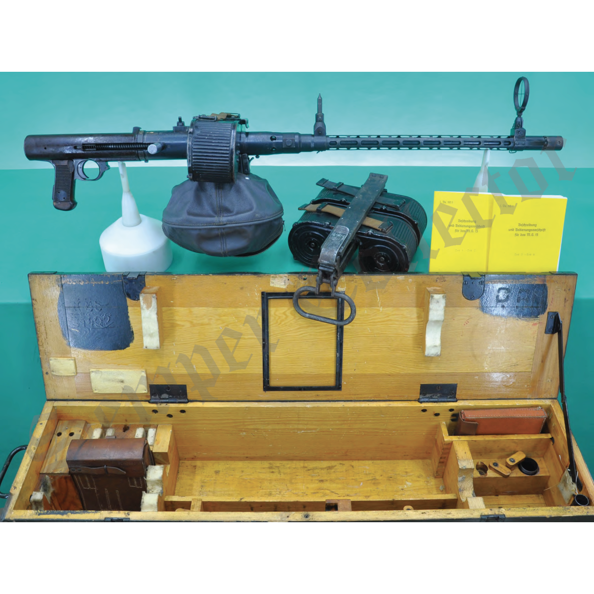 Very Rare 1939 Rheinmetal MG15 Aviation in its Case