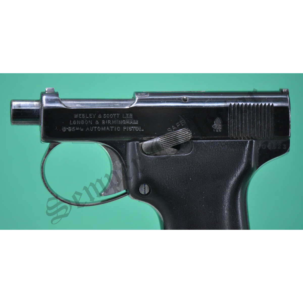 Rare Pistolet Webley & Scott “Pocket Model 1912” Cal. 6.35 mm (.25 ACP)